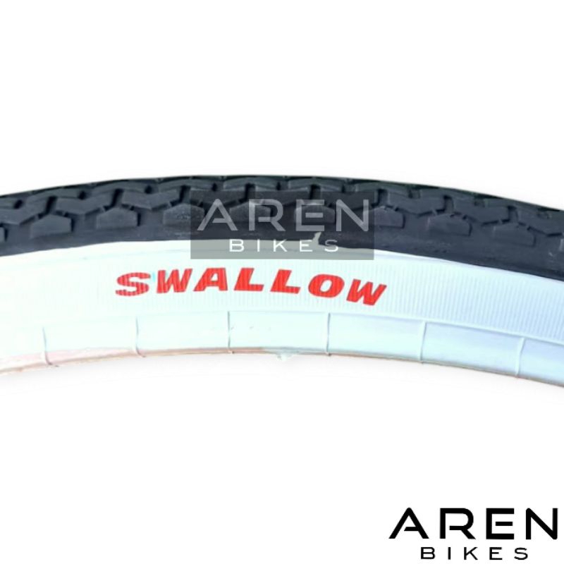 Jual BAN LUAR SEPEDA 26 x 1 3/8 SWALLOW HITAM LIS PUTIH 26x1 3/8 CITY BIKE CTB JENGKI | Shopee ...