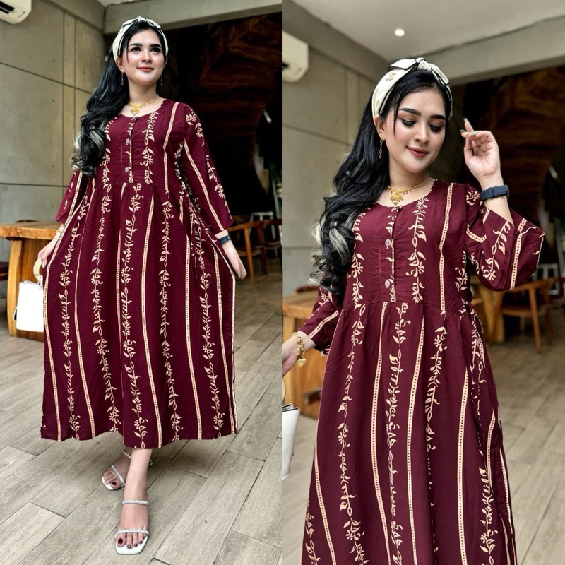 Jual Daster Dress Wanita Remaja Ld118 Terbaru 2025 Kekinian Ruffle ...