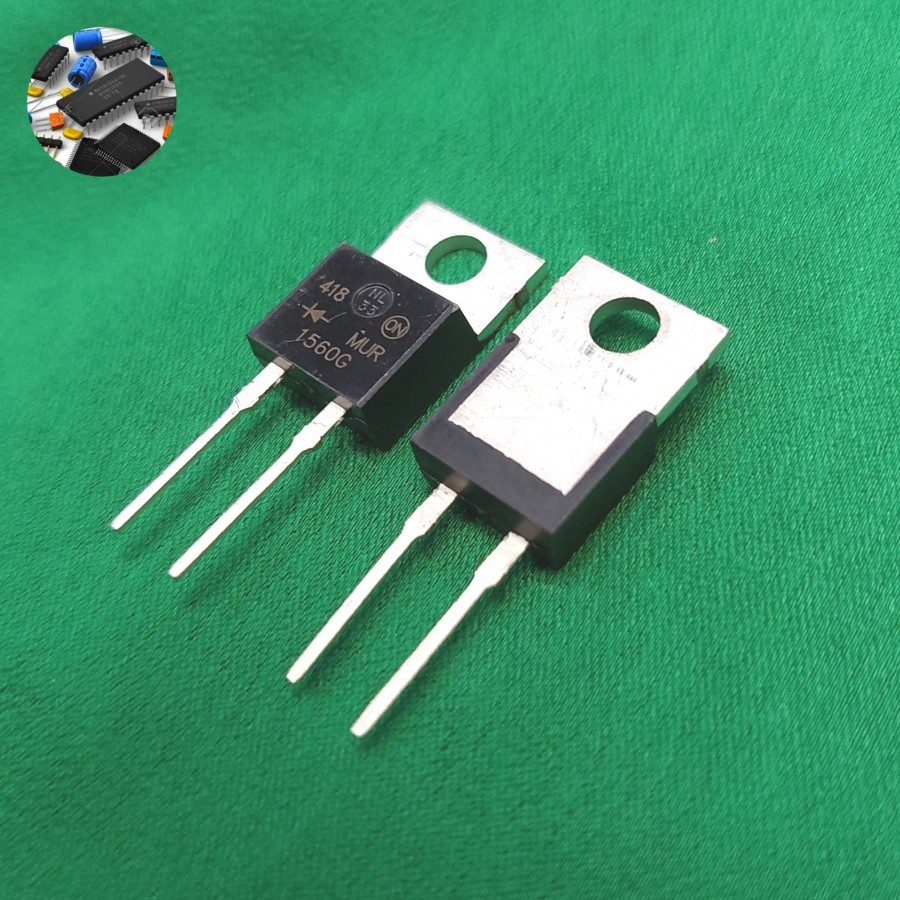 Jual dioda ultrafast MUR 1560 MUR1560 15A 600V / diode ultrafast ...