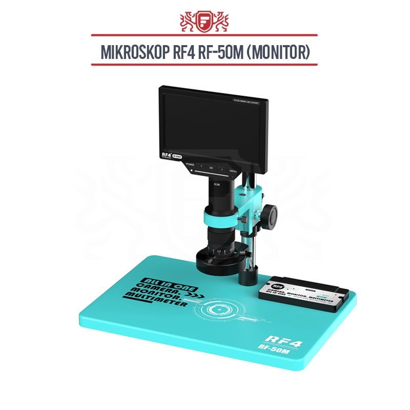Jual Mikroskop RF4 RF-50M Plus Monitor Plus Kabel Multitester / RF4 RF ...