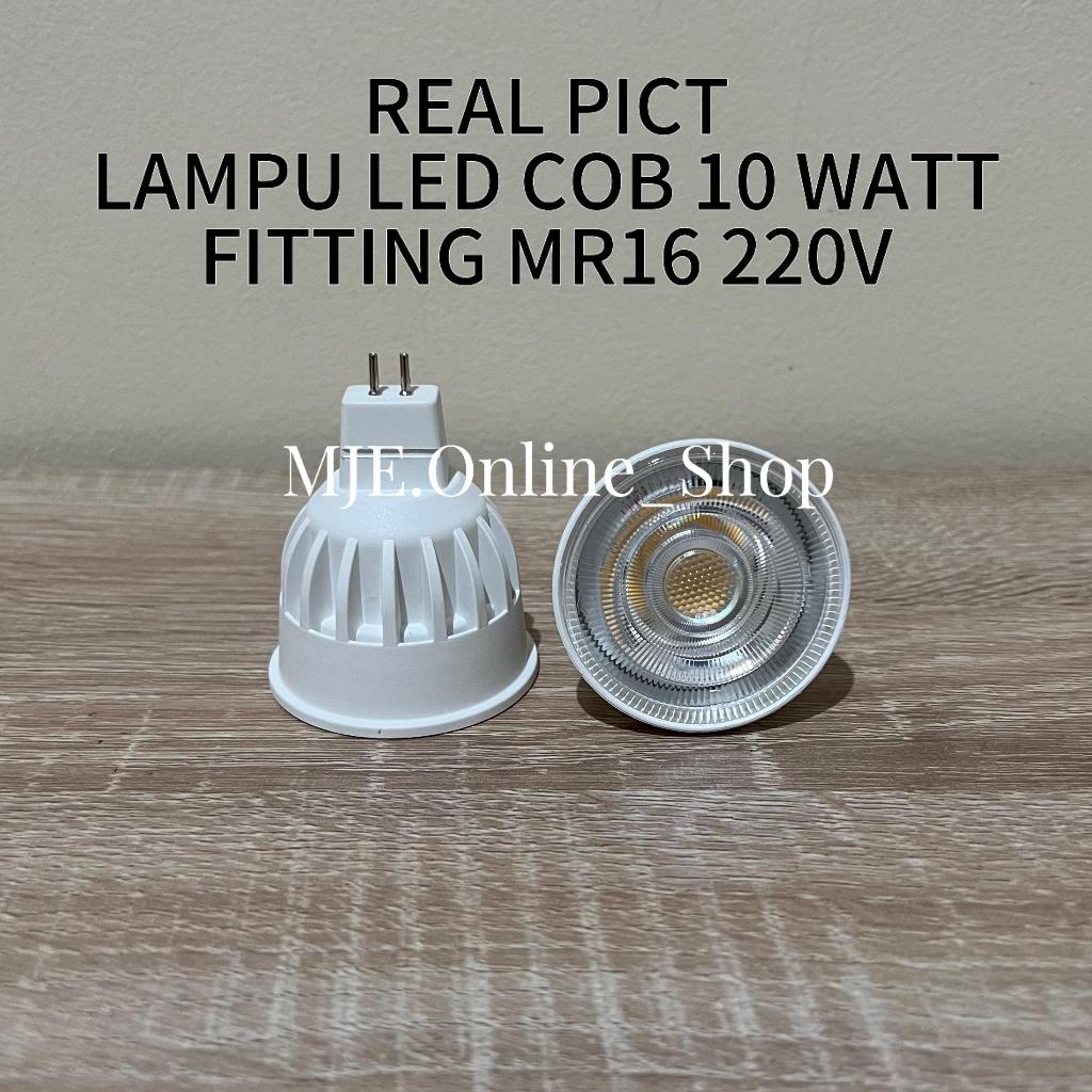 Jual LAMPU SPOT LED COB 10 WATT FITTING MR16 220V / LAMPU SOROT COB 10 ...