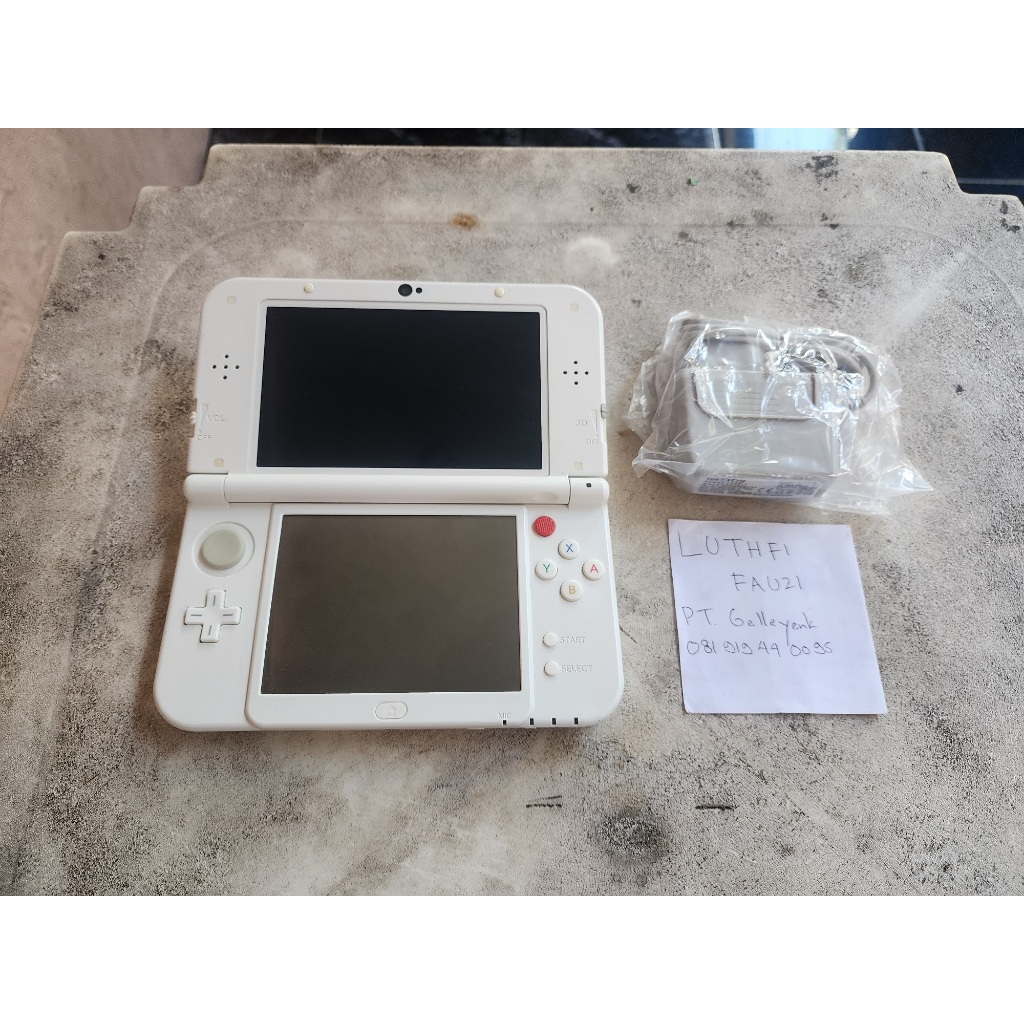 Jual New Nintendo 3DS LL XL Pearl White Layar IPS RARE CFW Luma 128GB 00 | Shopee Indonesia