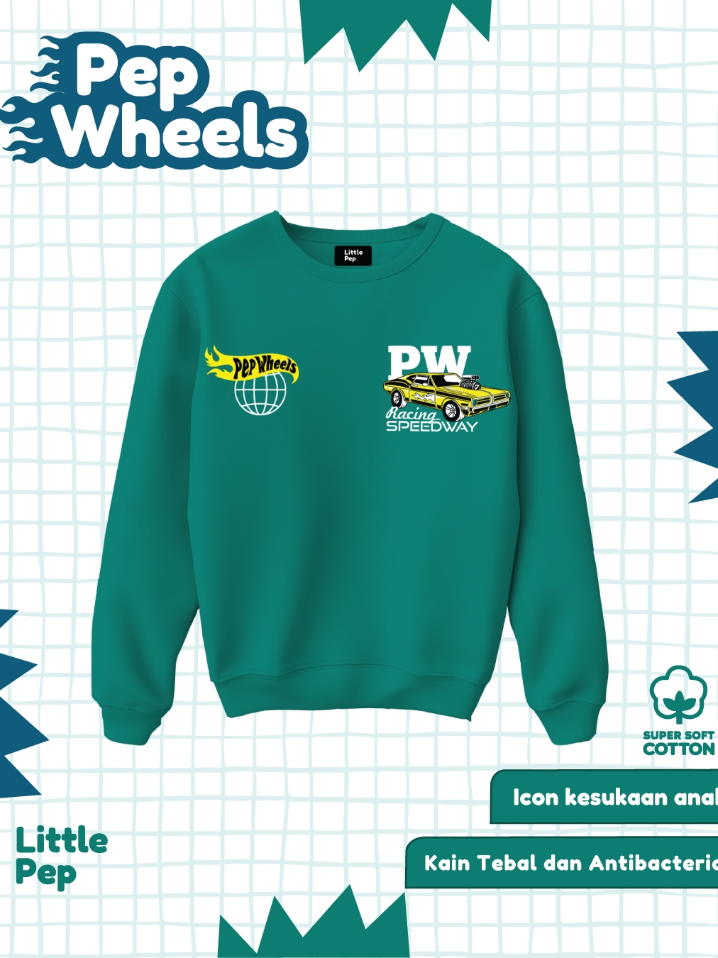 Jual Little Pep - Pep Sweater - Dengan bahan anti gerah untuk anak ...