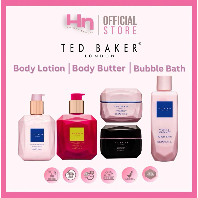 Jual Haines Beauty Ted Baker Body Lotion / Body Butter / Bubble Bath | Shopee Indonesia