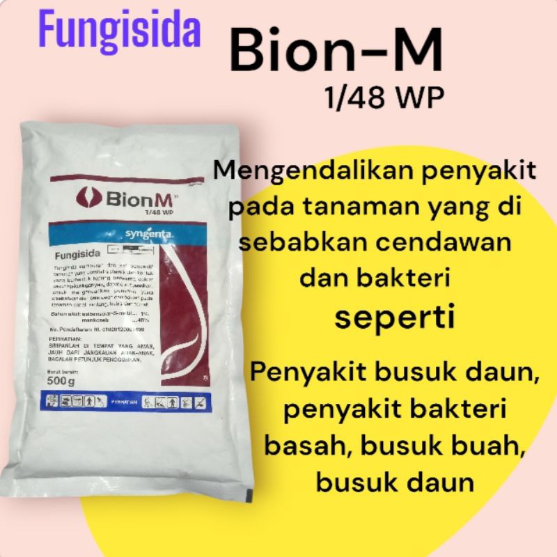 Jual Fungisida Bion-M 1/48 WP mengedalikan penyakit pada tanaman ...