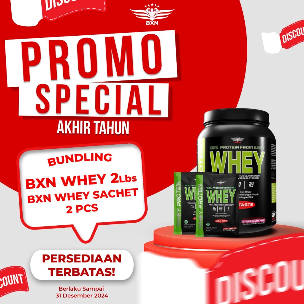 Jual PROMO BXN - Whey Protein 2 lb Rendah Lemak Susu Supplement Fitness ...