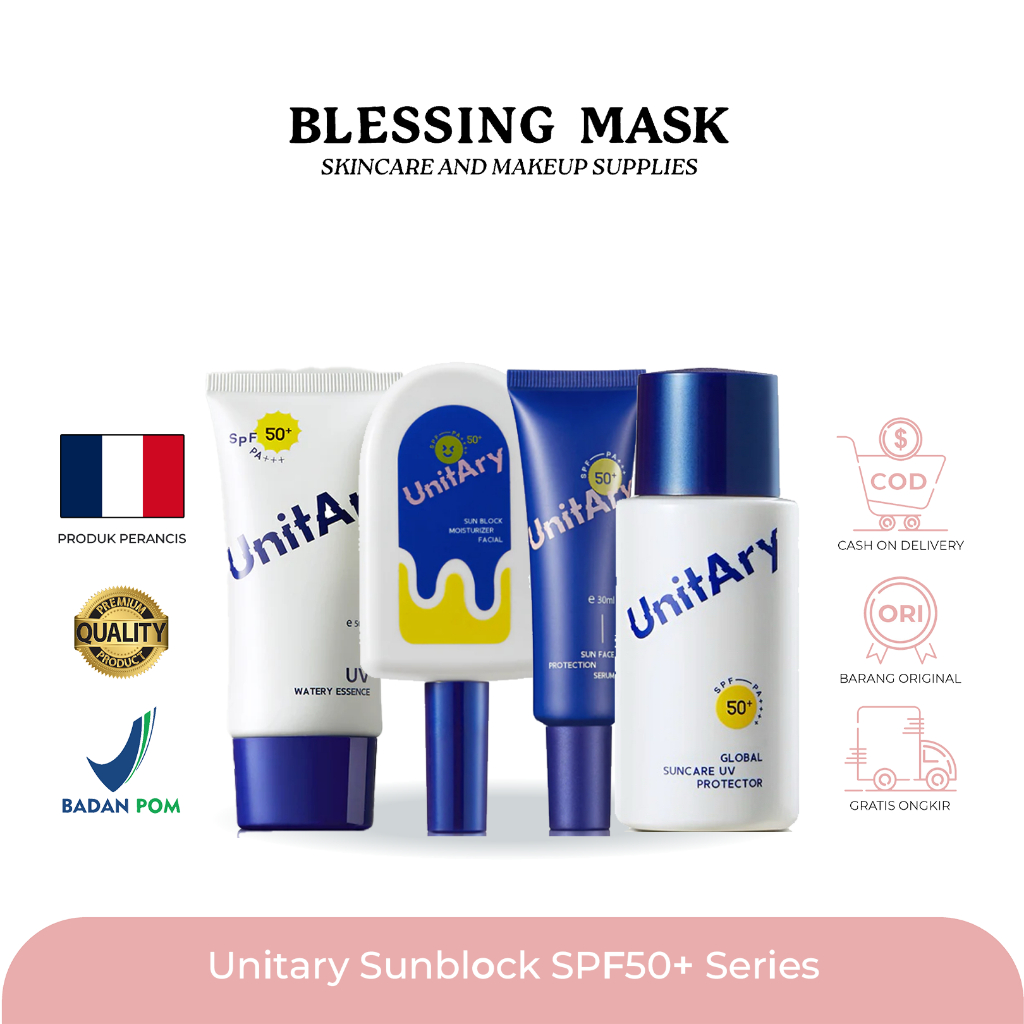 Jual UNITARY Sun Block Moisturizer Facial SPF 50+ PA++++ | Global ...