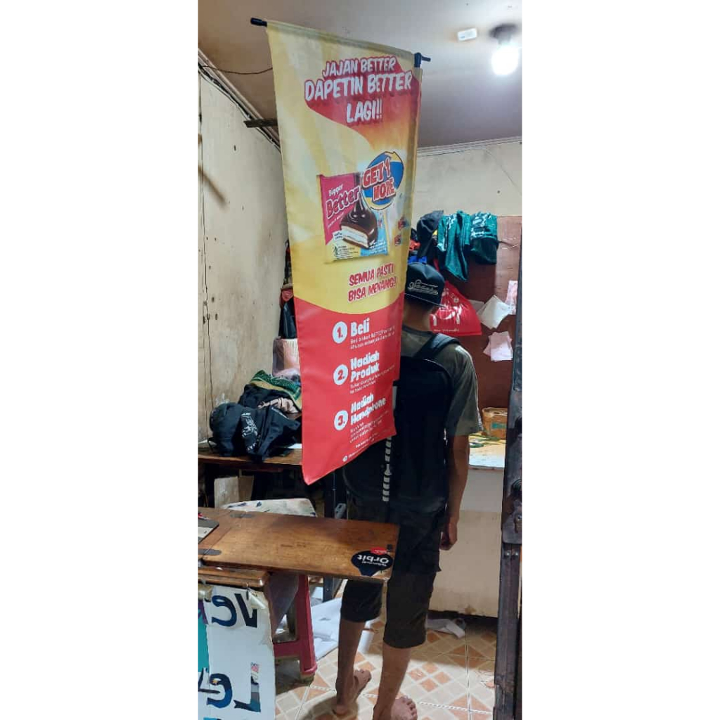 Jual Backpack Flag - Flag Banner - Flying Banner- Tas bendera Bendera ...