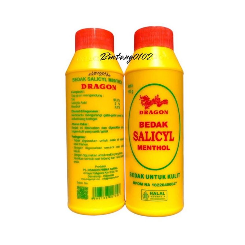 Jual Bedak Salicyl Menthol Bedak Gatal Akibat Biang Keringat 100gr ...