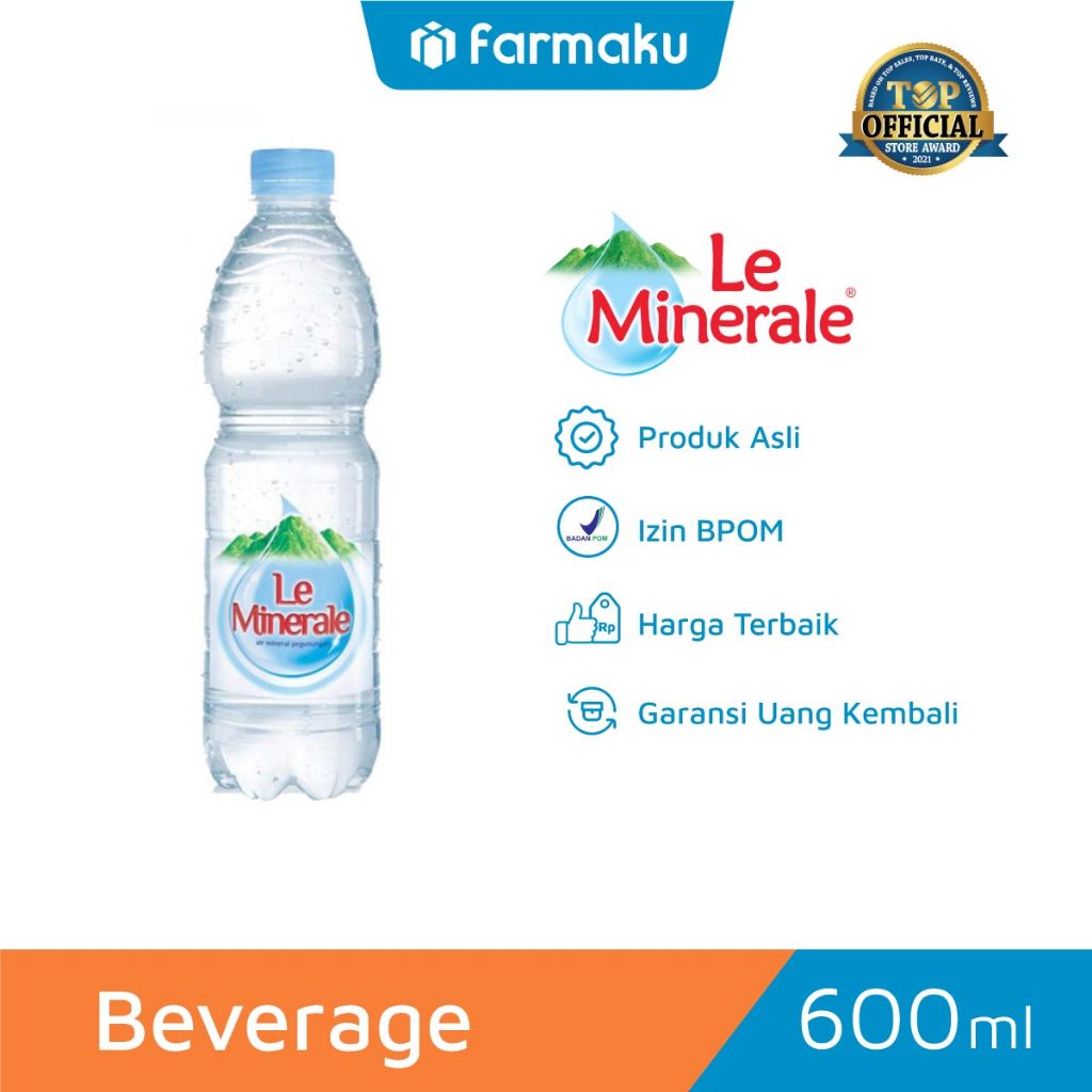 Jual Le Minerale 600 ML 1 Dus ISI 24 PCS | Shopee Indonesia