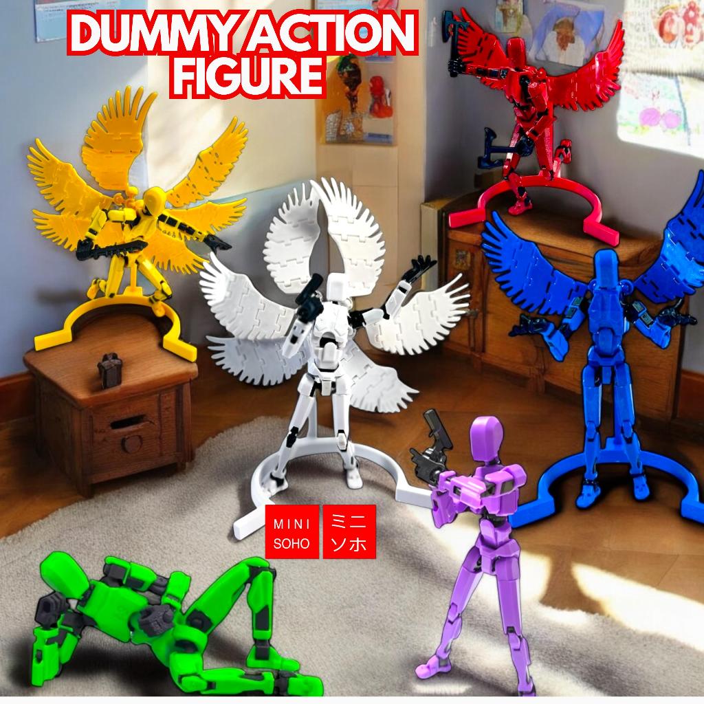 Jual Mainan Dummy Action Figure 13 Pergeseran Bentuk Bergerak Multi ...