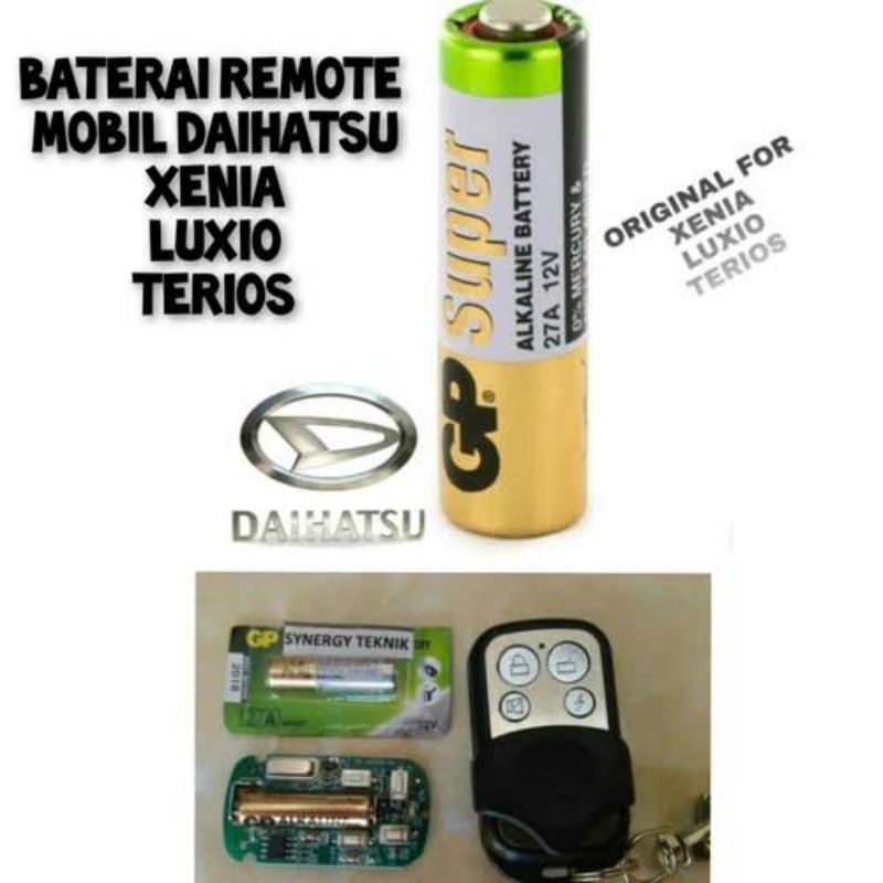 Jual Baterai remote mobil Terios Luxio Xenia lama model lama | Shopee ...