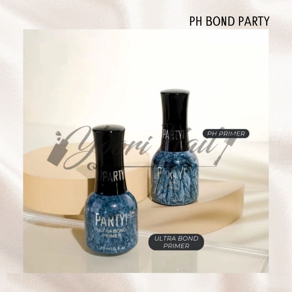 Jual Party gel top coat base coat uv led overlay gel phbond primer gel ...