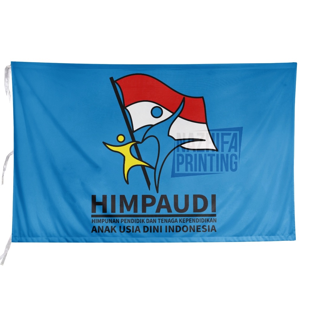 Jual Nazhifa Printing - Bendera Himpaudi, Bahan Satin Peles - Bendera ...