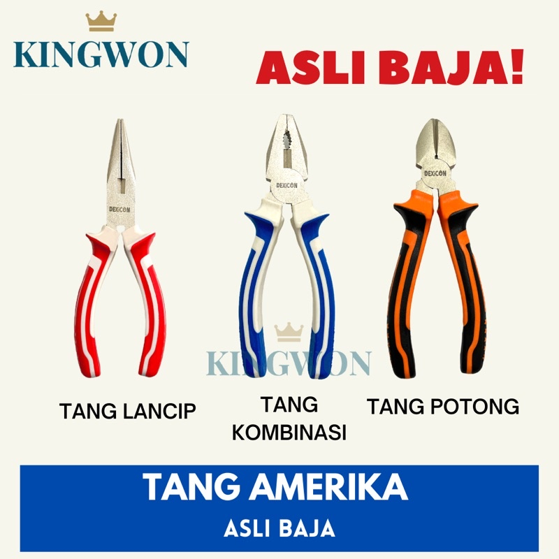 Jual TANG POTONG KOMBINASI LANCIP ASLI BAJA TANG SERBAGUNA ANTI KARAT ...