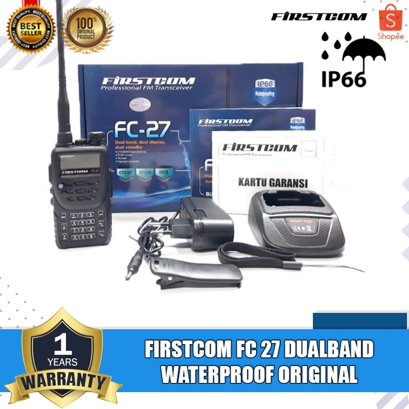 Jual FIRSTCOM FC27 Dualband Waterproof HT Firstcom Fc 27 Fc-27 IP66 ...