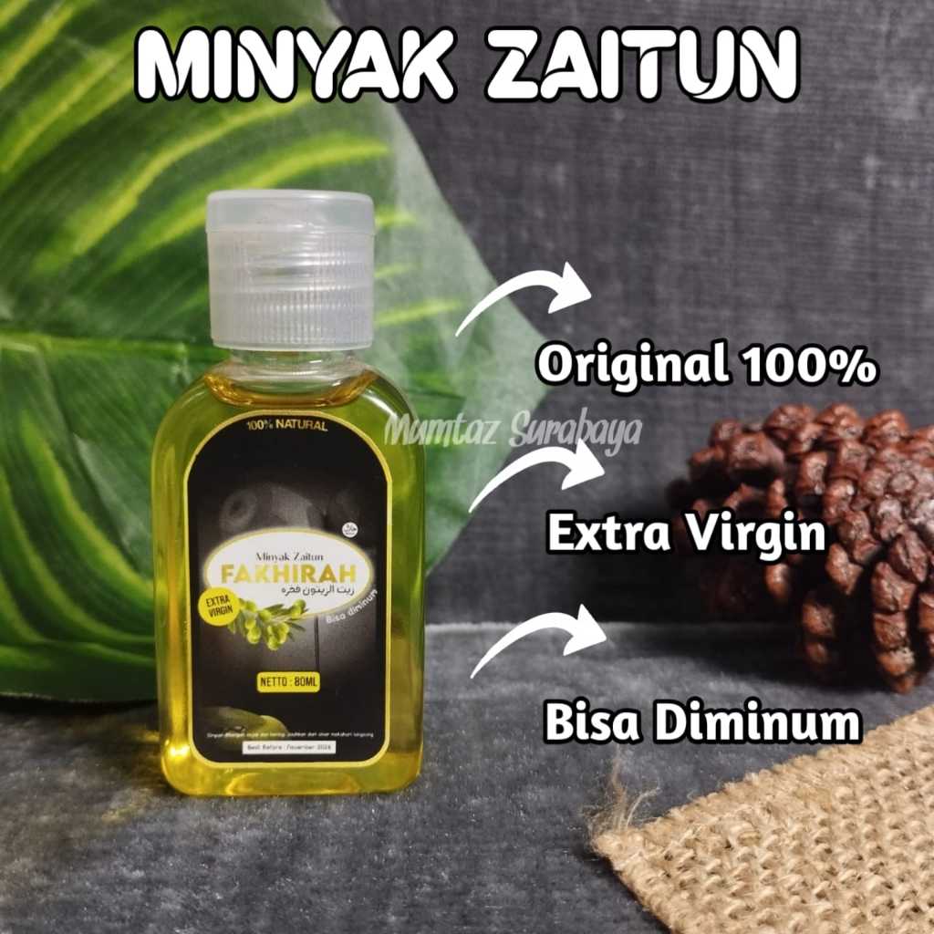 Jual Minyak Zaitun Olive Oil Extra Virgin Fakhirah 30ML Mirip Le Riche ...