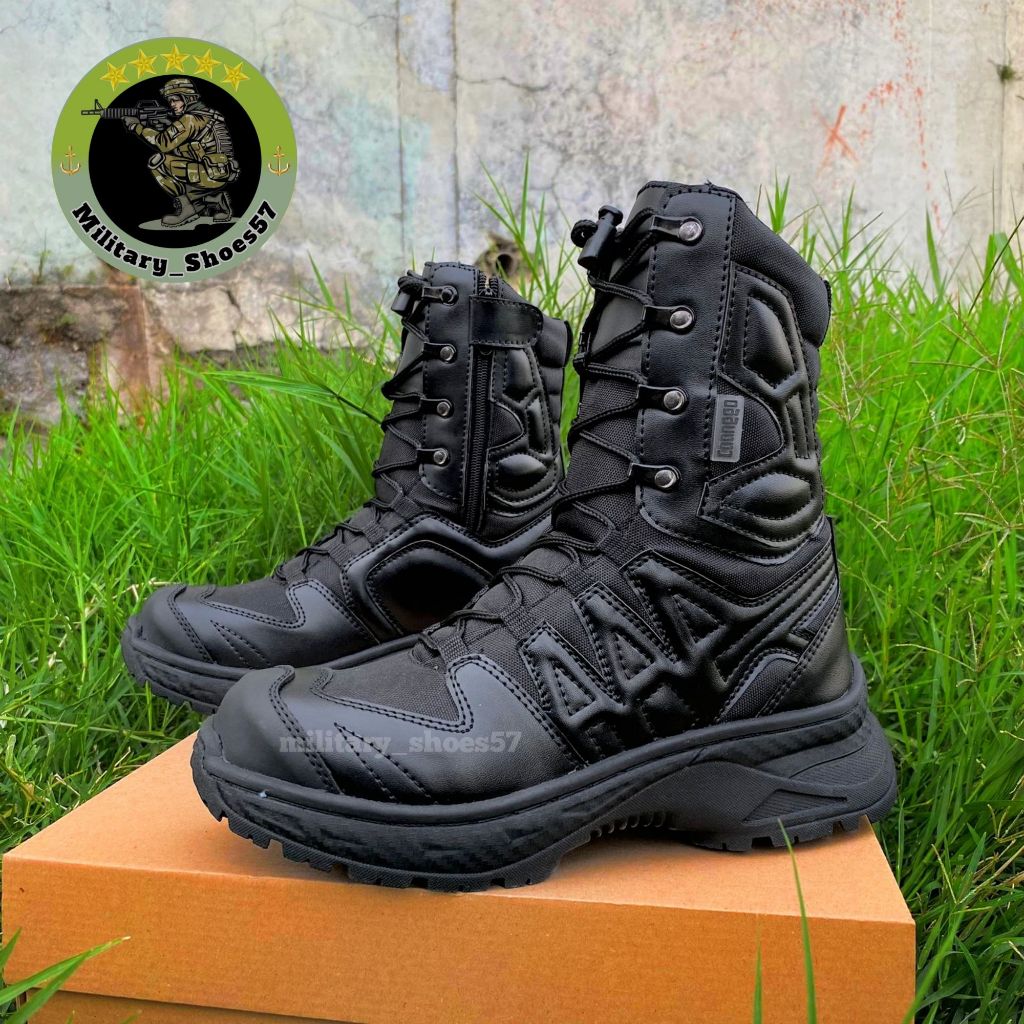 Jual sepatu pdl tni ad original terbaru high safety boots | Shopee ...