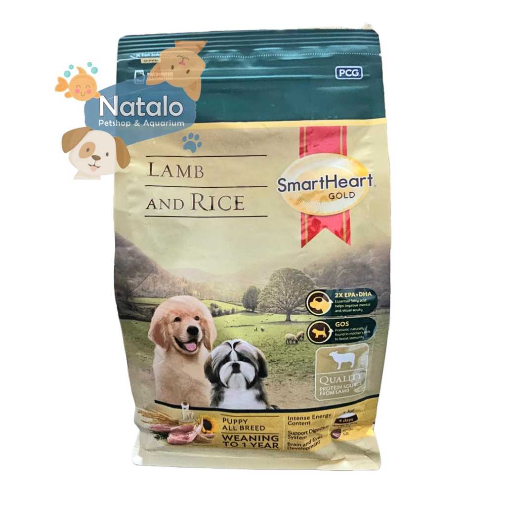 Jual SmartHeart Gold Dog 1KG - Puppy All Breed LAMB & RICE / Makanan ...