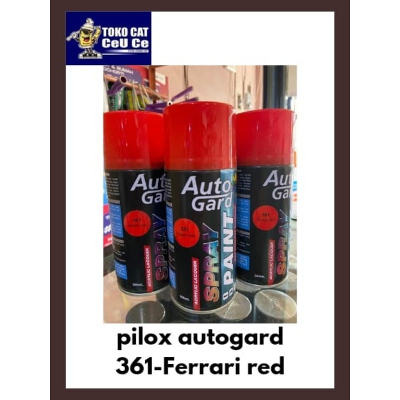 Jual CAT SEMPROT AUTOGARD SUPERIOR | PILOX AUTOGARD 300ML (ferrari red ...