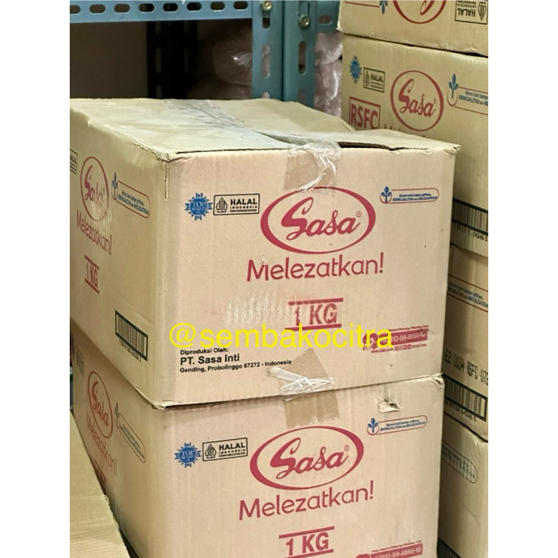 Jual Sasa 1kg x 12 bungkus dus / Micin Sasa 1kg / Sasa Penyedap Rasa 1kg 12 bungkus karton ...