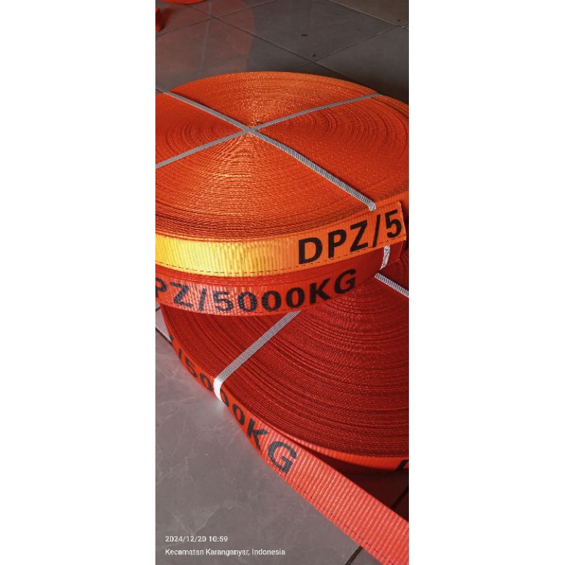 Jual Tali rachet 5000kg | Tali krek | Webbing belt | Trackbelt ...