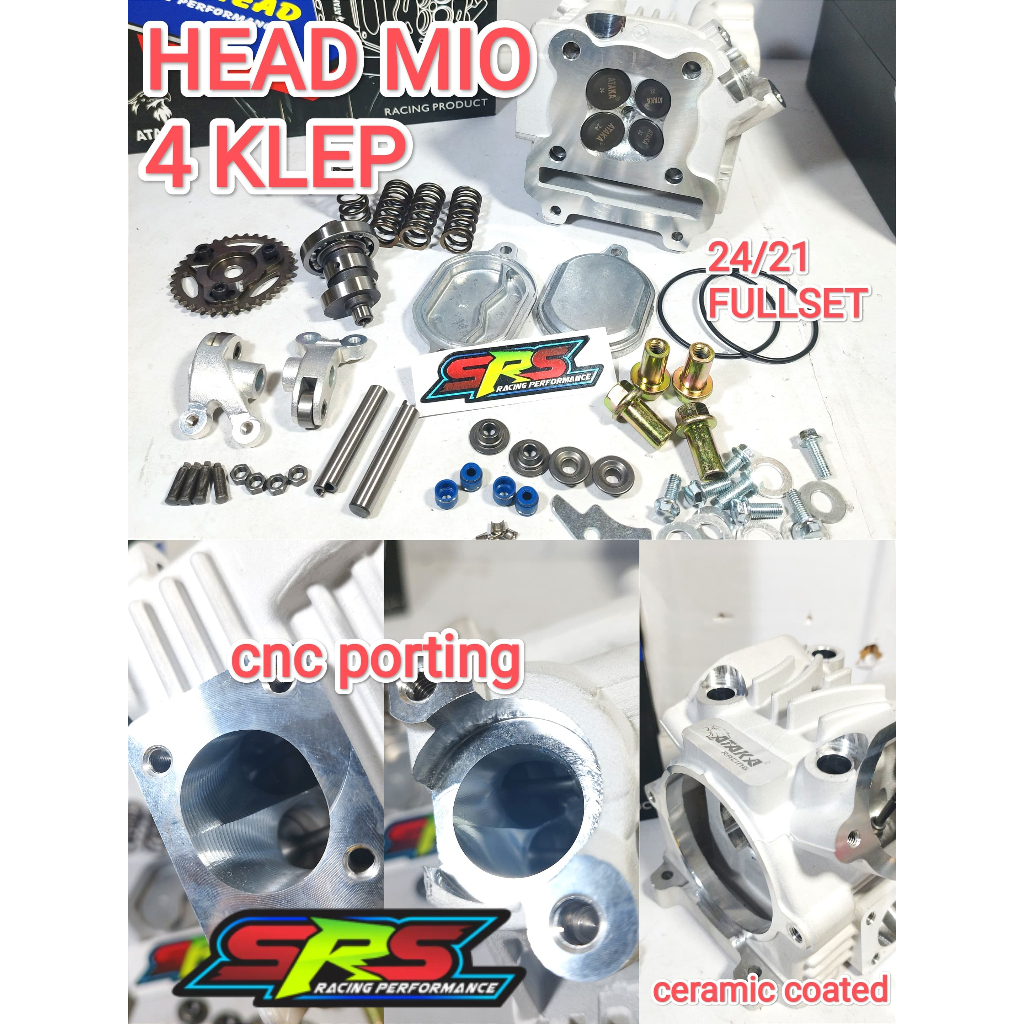 Jual BLOK HEAD MIO 4 KLEP 21/24 PLUS NOKEN AS MIO SMILE SPORTY SOUL ...