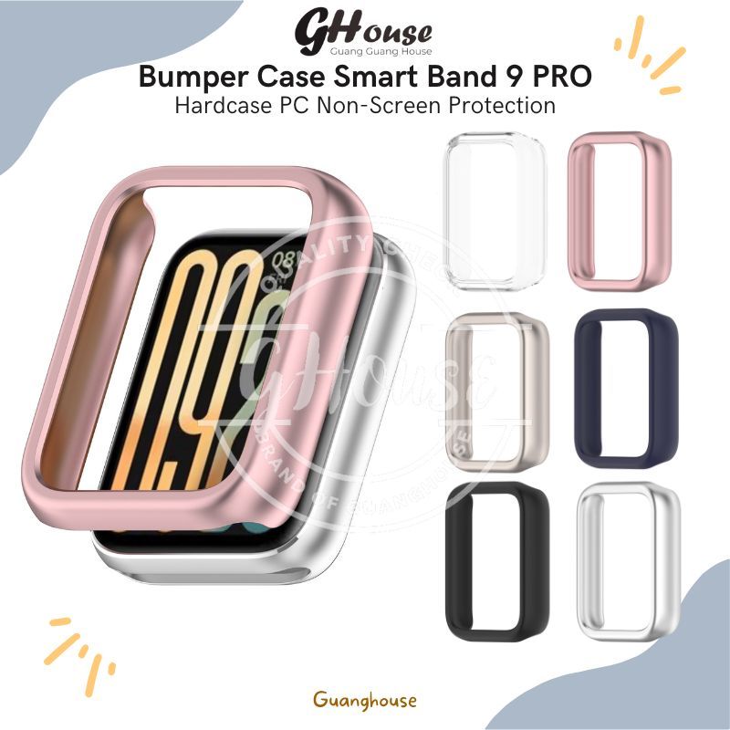 Jual Bumper Case Smart Band 9 PRO Hardcase Xiaomi Smart Band 9 PRO Case Bahan PC Model Bolong ...