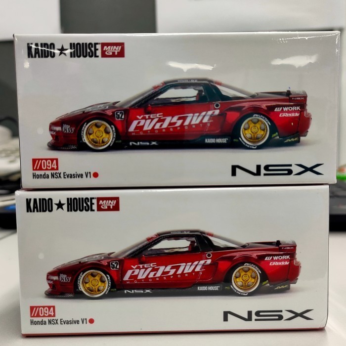 Jual PTR MINI GT KHMG094 KAIDO HOUSE HONDA NSX EVASIVE V1 RED | Shopee ...