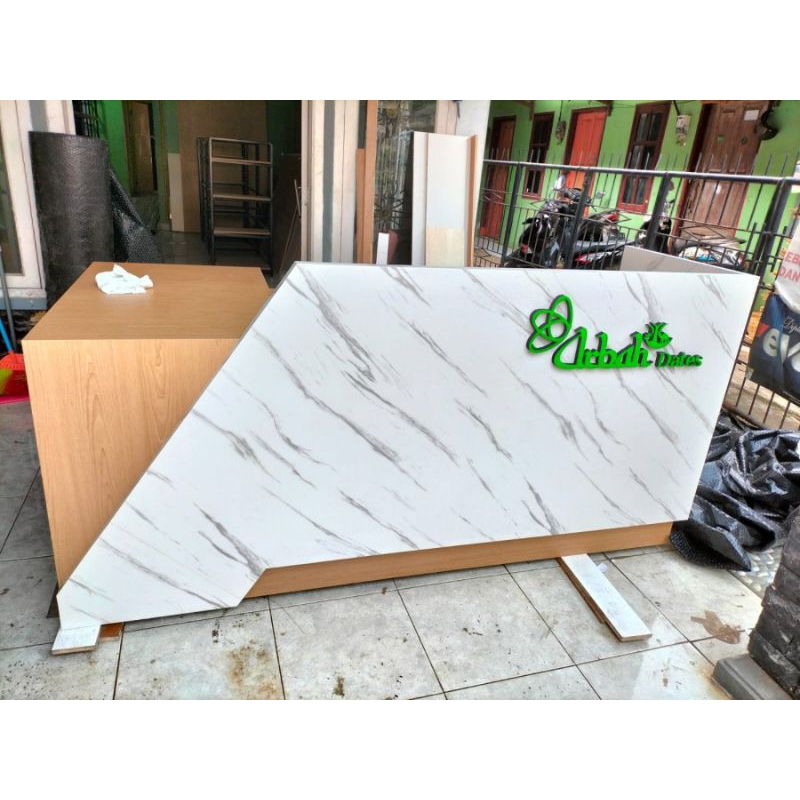 Jual Meja Kasir Meja Receptionist Office | Shopee Indonesia