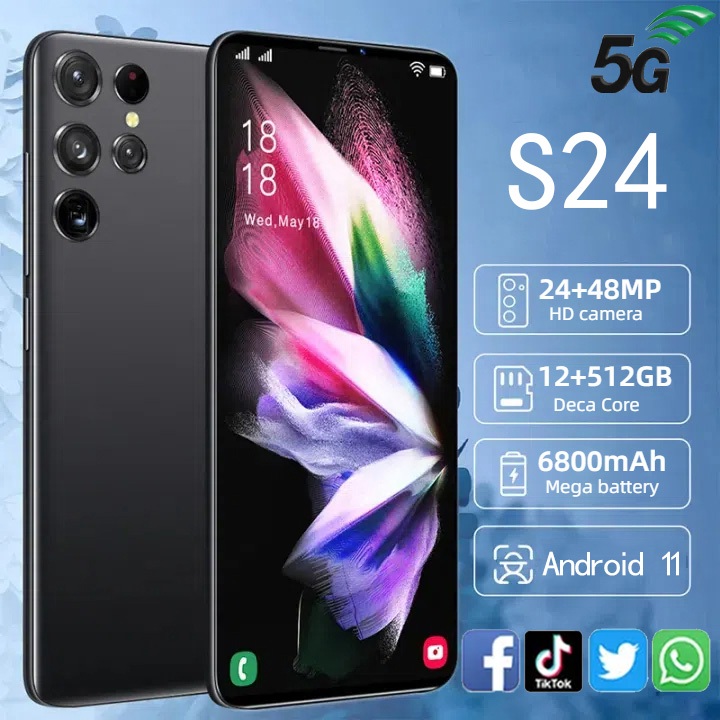 Jual Cellphone S24 16+512GB 7.5 inch Mobile Phone Full Screen Android ...