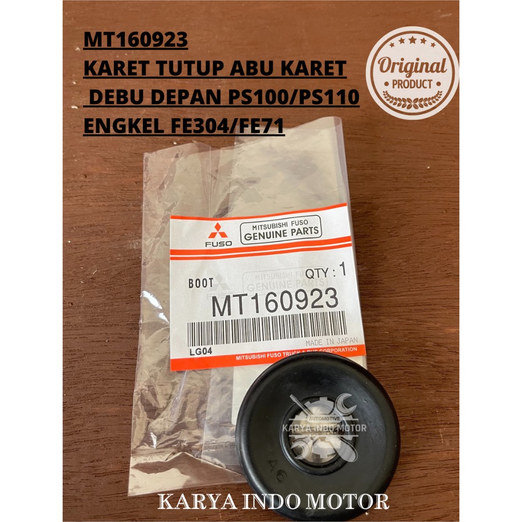 Jual KARET TUTUP ABU DEBU DEPAN COLT DIESEL PS100 PS110 ENGKEL MT160923 ...