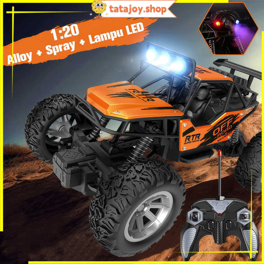 Jual Tatajoy Mobil Remot Control Offroad Alloy Spray Mobil Jeep RC Climbing Car RC Rock Crawler ...