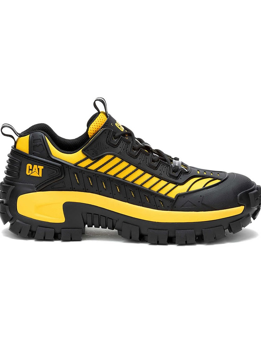 Jual Sepatu Safety Caterpillar Invader Mecha NM CT Black/Cat Yellow ...