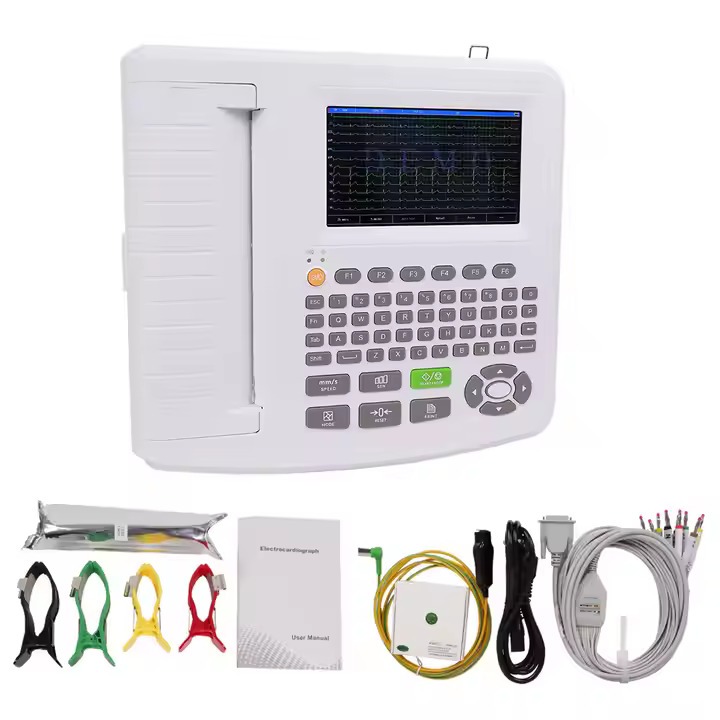 Jual ECG 12 Chanel CONTEC With Keyboard - EKG Contec 12 Chanel | Shopee ...