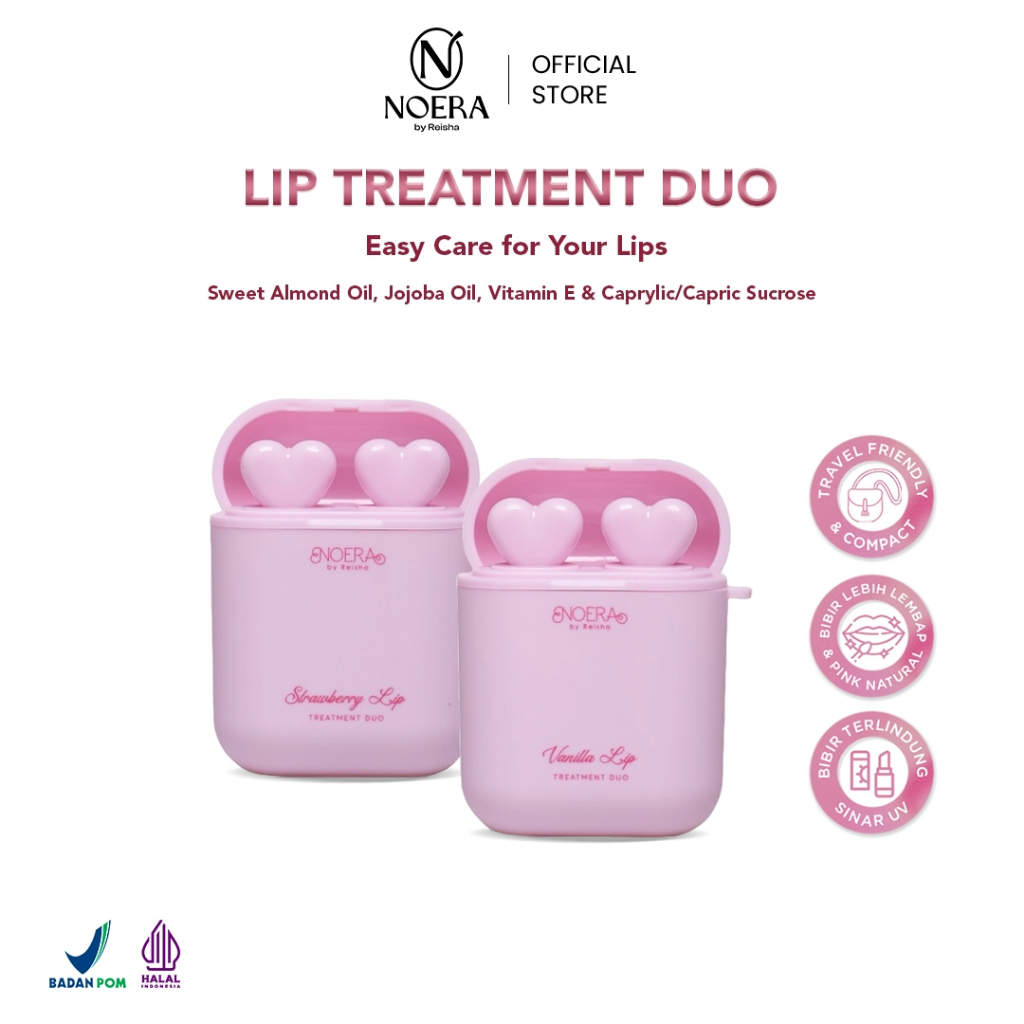 Jual Noera Lip Treatment Duo | Shopee Indonesia