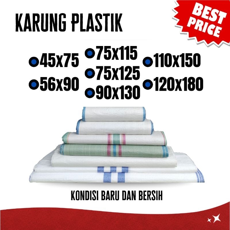 Jual Karung Baru Putih 45x75 | 56x90 | 75x115 | 90x130 | 110x150 ...