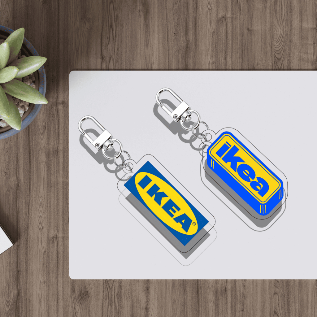 Jual Gantungan Kunci IKEA Akrilik UV Print Untuk Hadiah dan Souvenir ...