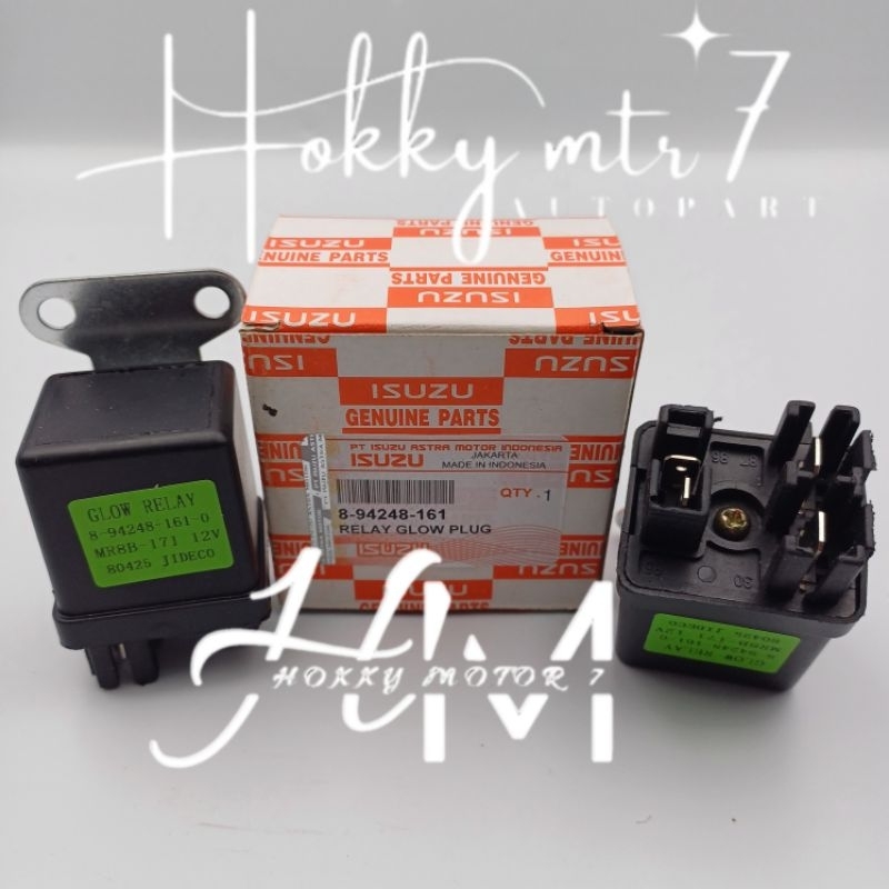 Jual relay glow plug 24v 5 kaki NKR 71 / NKR55-58 ( 8-97173-947 ...