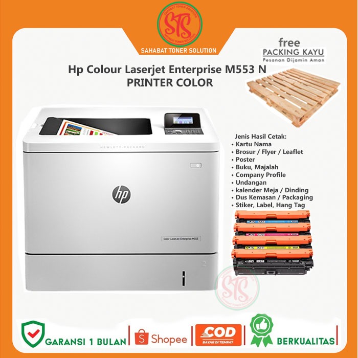 Jual HP Colour Laserjet Enterprise M553 N Printer Color | Shopee Indonesia