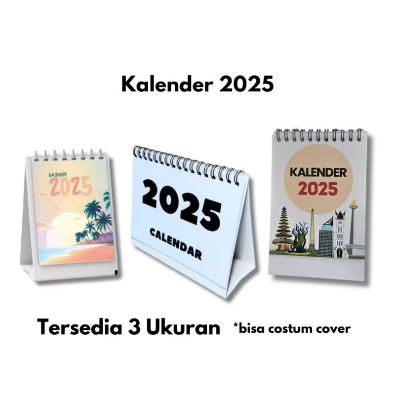 Jual (Kedai Kertas)Kalender Meja 2025 Ukuran A6 11 x 15 cm Calendar ...