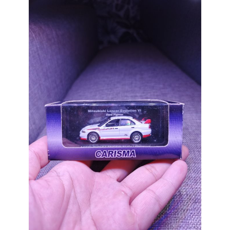 Jual Diecast Mitsubishi Lancer Evolution VI Zero Fighter Carisma Loose ...