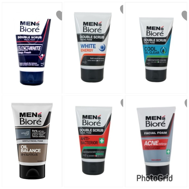 Jual MENS BIORE Facial Foam 100gram | Shopee Indonesia