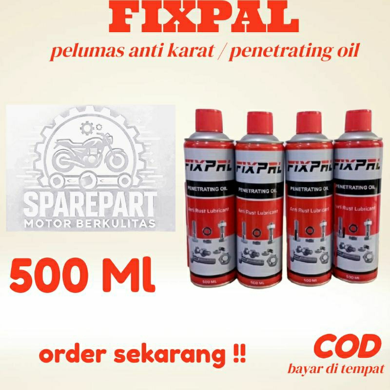 Jual FIXPAL WD anti karat 500ml / penetrating oil fixpal 500ml | Shopee ...