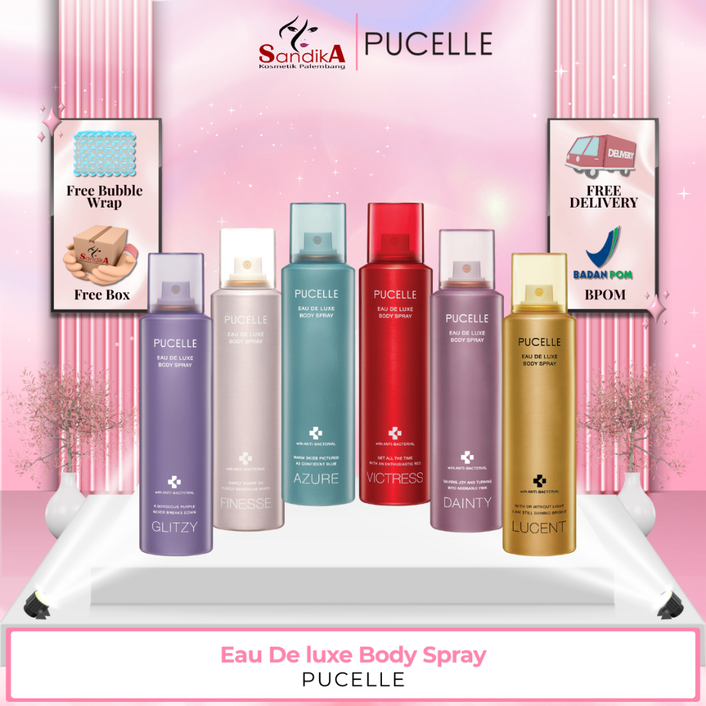 Jual Pucelle Eau De Luxe Body Spray 150ml | Shopee Indonesia