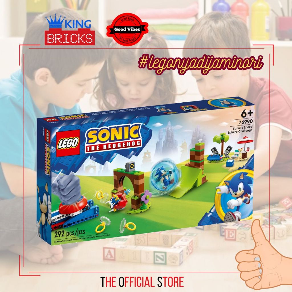 Jual LEGO Original SONIC THE HEDGEHOG 76990 Sonic Speed Sphere ...