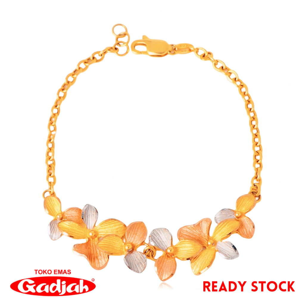 Jual Gelang Emas Siem Bunga Tulip Kelopak 3 Wrana - Toko Emas Gadjah ...