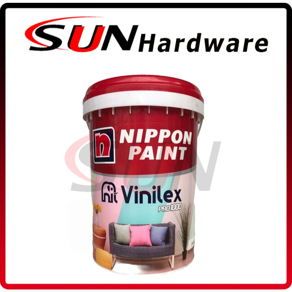Jual Cat Tembok Vinilex Pro 1000 20 Kg Putih 9102 White Galon Nippon ...