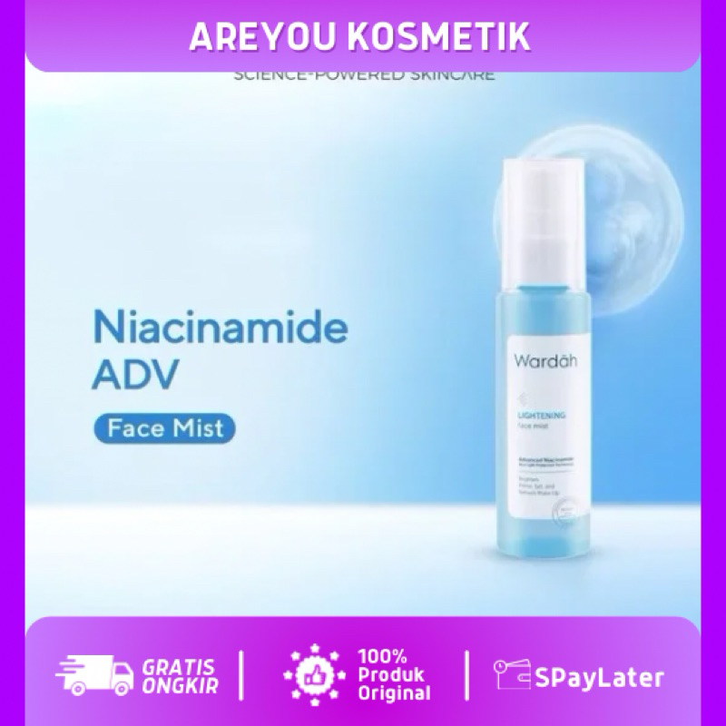 Jual Wardah Lightening Face Mist 60 ml - Face Mist 3-in-1 dengan 4X ...