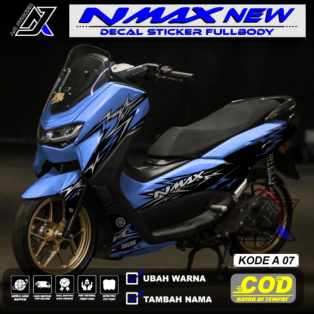 Jual Decal Nmax New Full Body 2023 - Sticker Nmax New Full Body 2020 ...